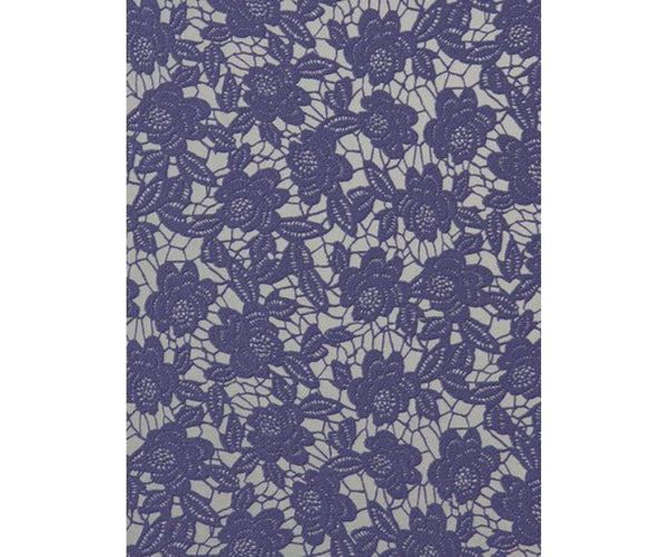 Blue Floral Adore Wallpaper - Designer Wallpaper - Gifted Parrot