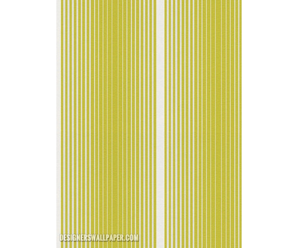 Graphic Stripes Lemon Green Metallic 944221 Wallpaper - Designer ...