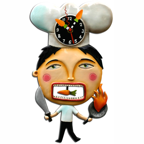 Chef Suey Clock Art by Allen Designs - Clocks - Gifted Parrot