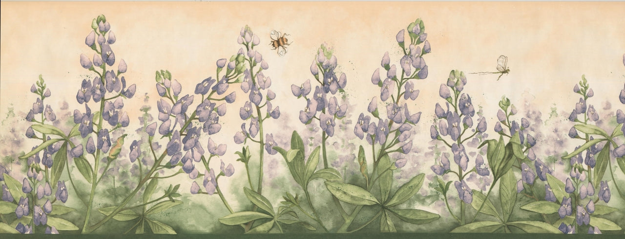 Lavender Wallpaper Border