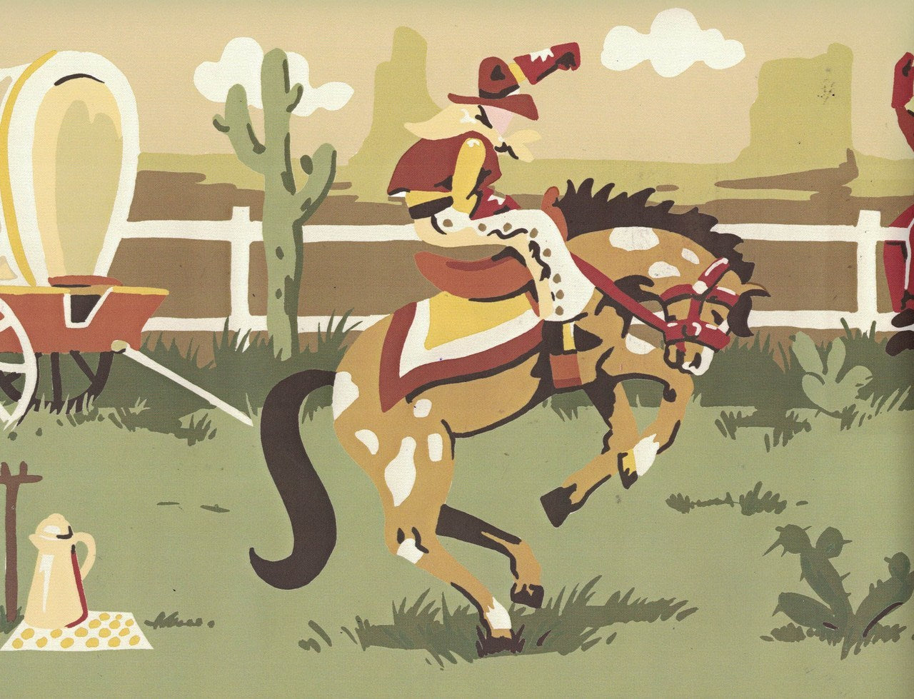 Cowboy Wallpaper Border