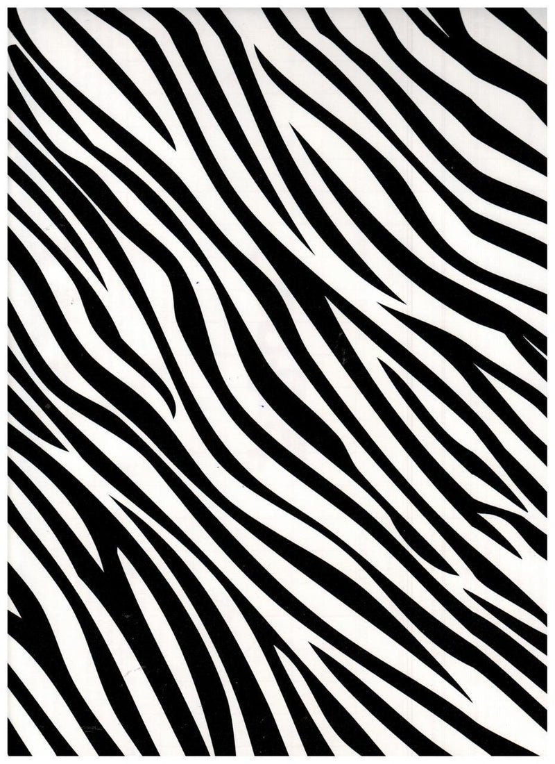 Zebra Black Contact Paper - Shelf Liner - Gifted Parrot